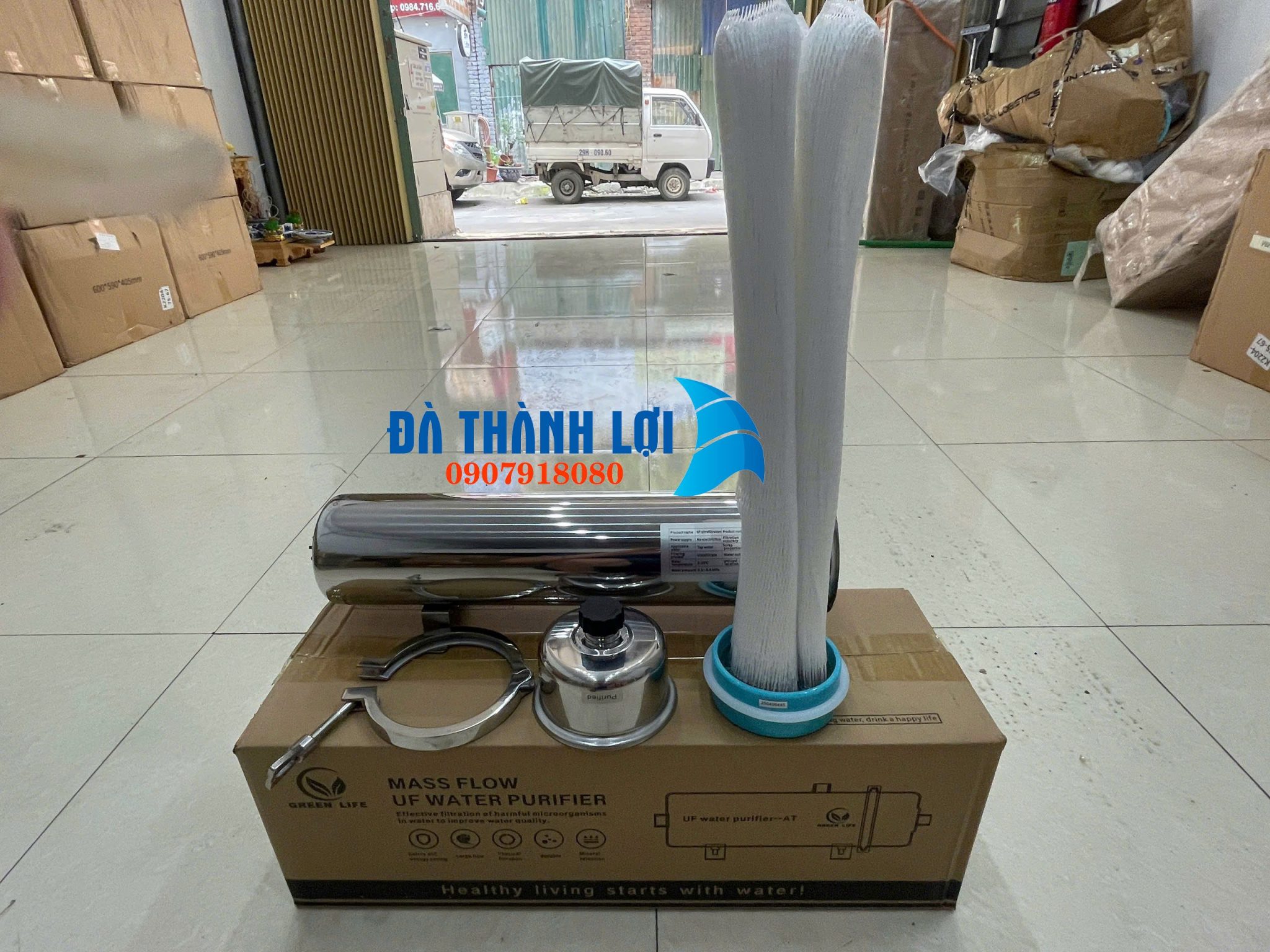 Bộ màng siêu lọc UF 5000lit lõi sợi PVDF vỏ inox 304 rời - Dễ dàng vệ sinh, tái sử dụng - Máy ...